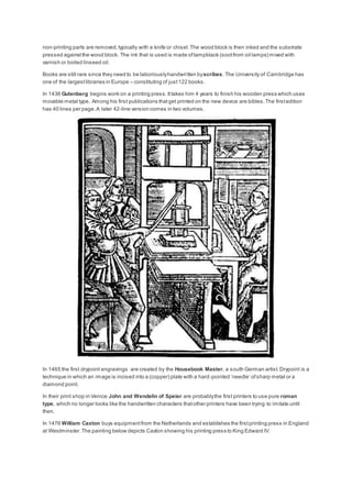 The History of Printing Press | DOCX