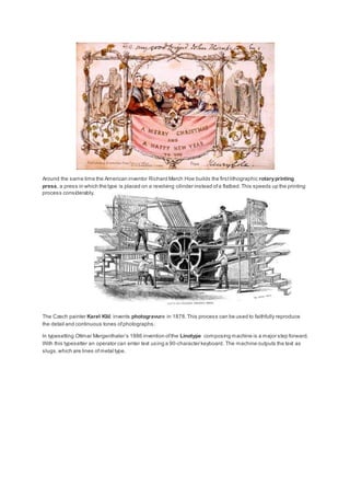 The History of Printing Press | DOCX