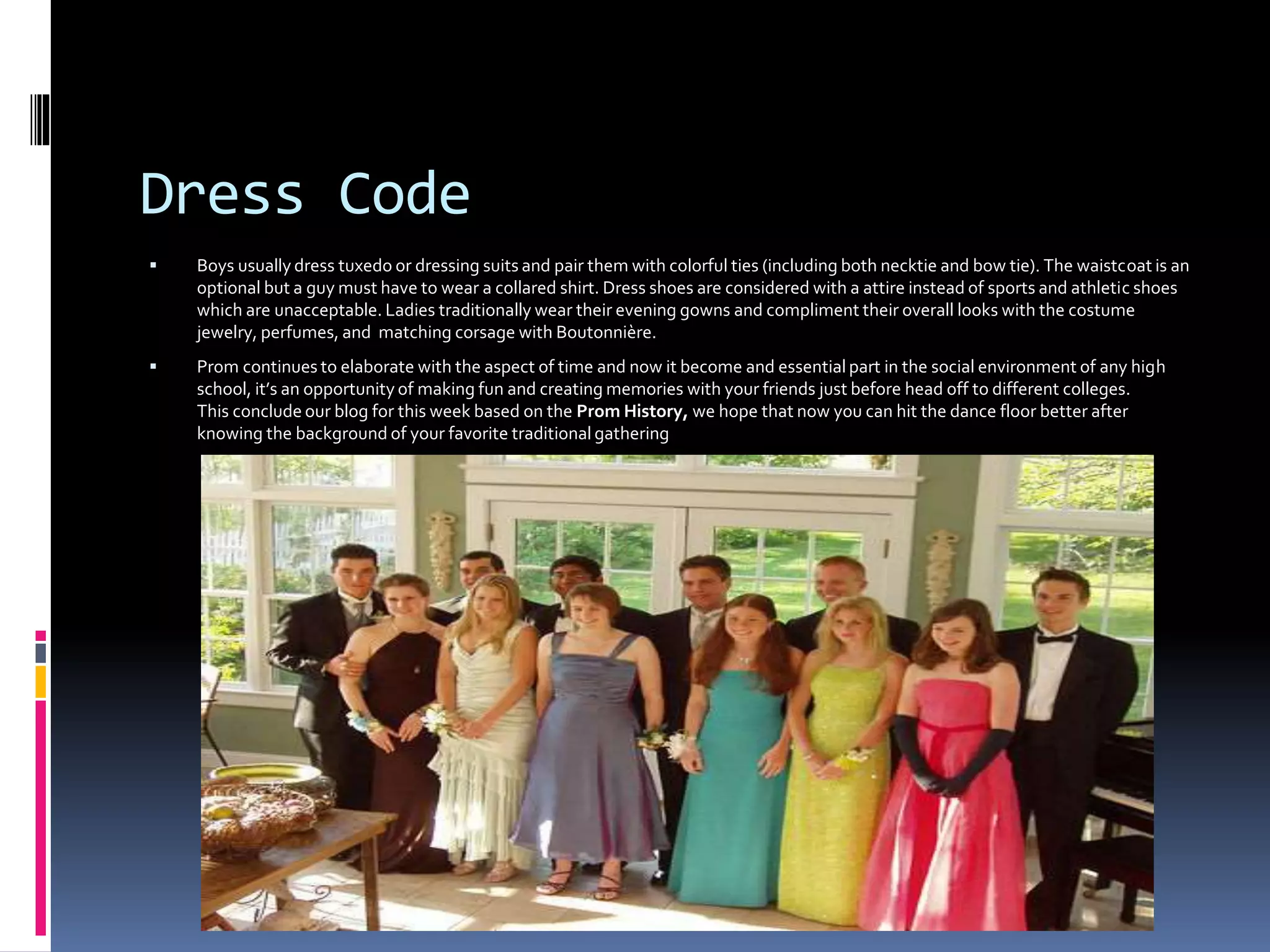 The history of prom night | PPTX