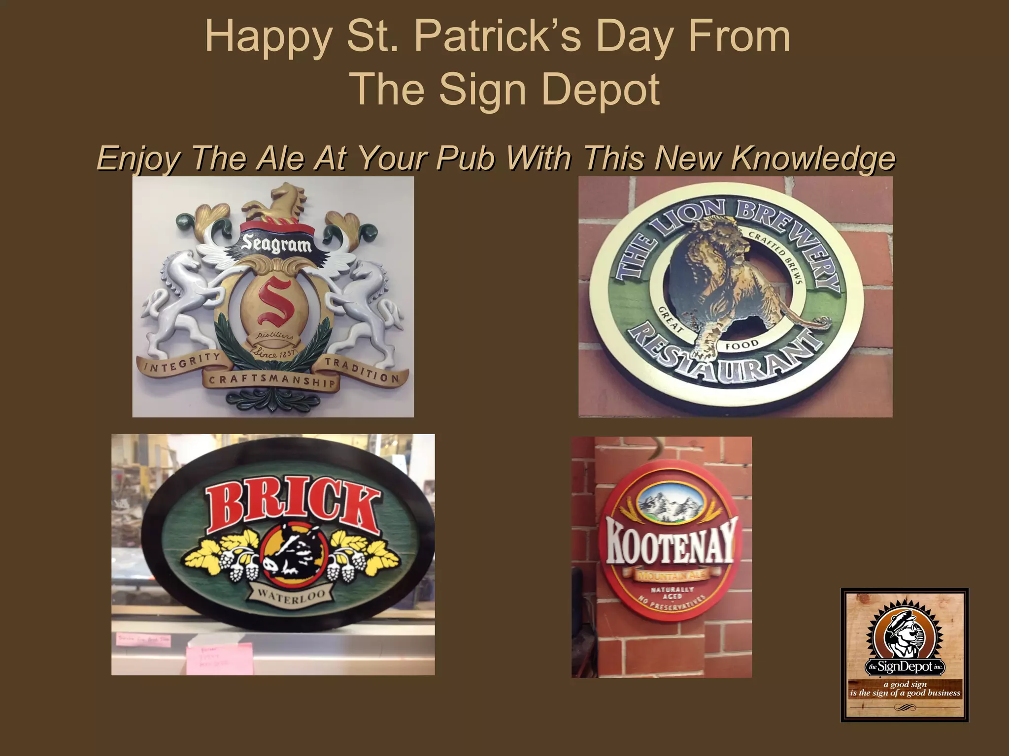 The History Of Pub Signs | PPT