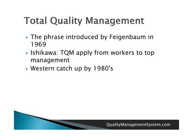 The history of quality management | PDF
