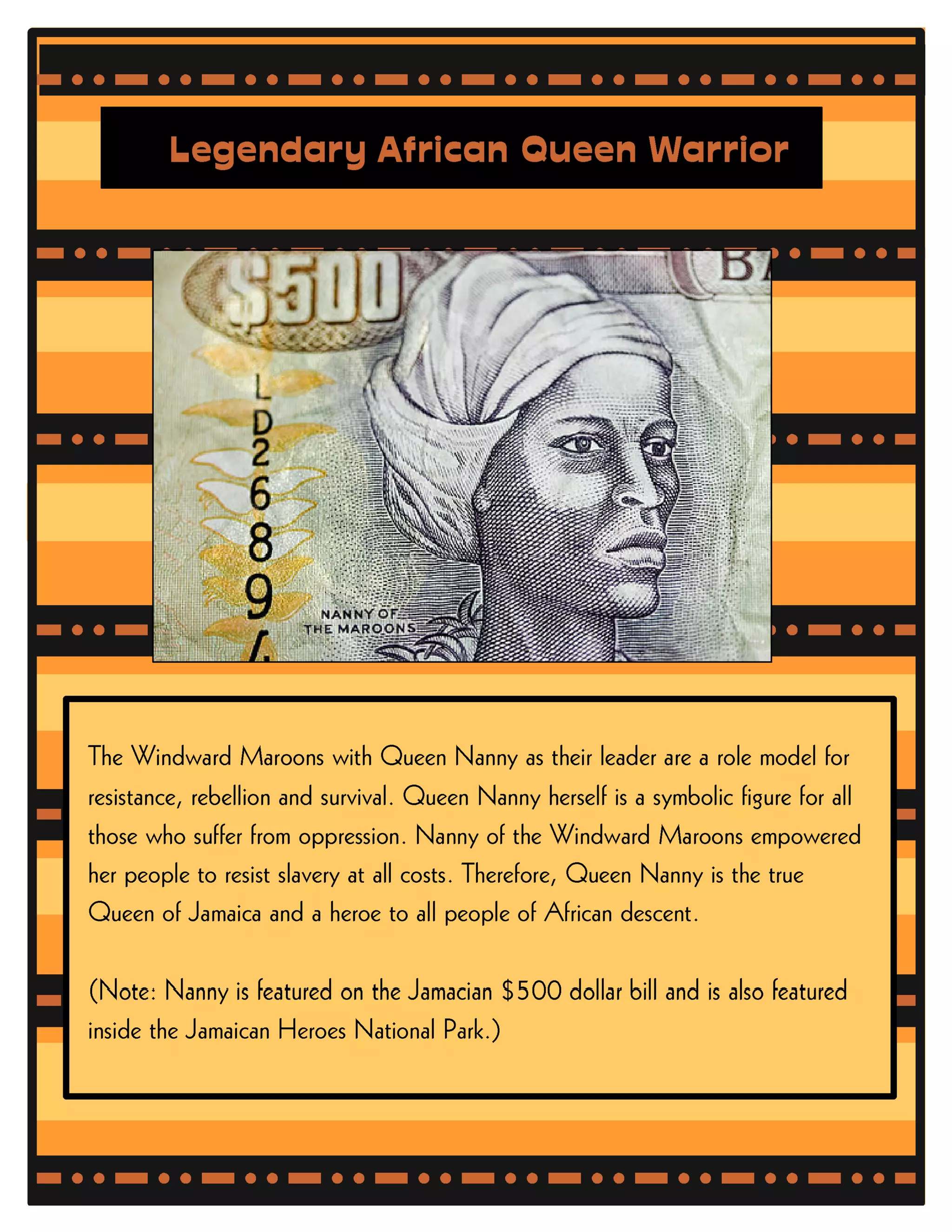 The History Of Queen Nanny | PDF