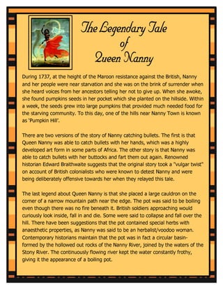 The History Of Queen Nanny | PDF