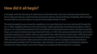 The history of radio | PPTX