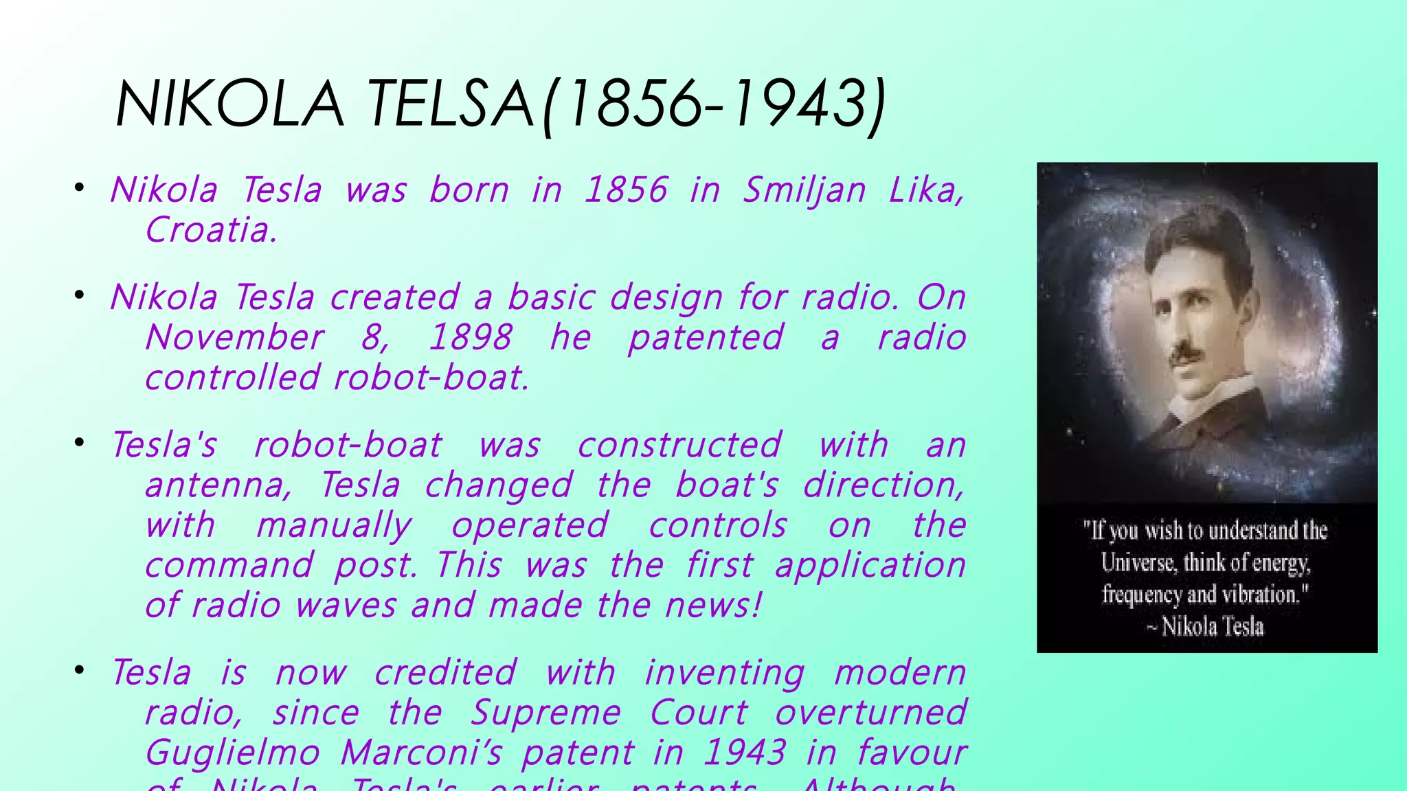 THE HISTORY OF RADIO | ODP