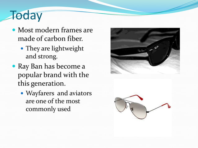 The history of Ray-Bans | PPTX
