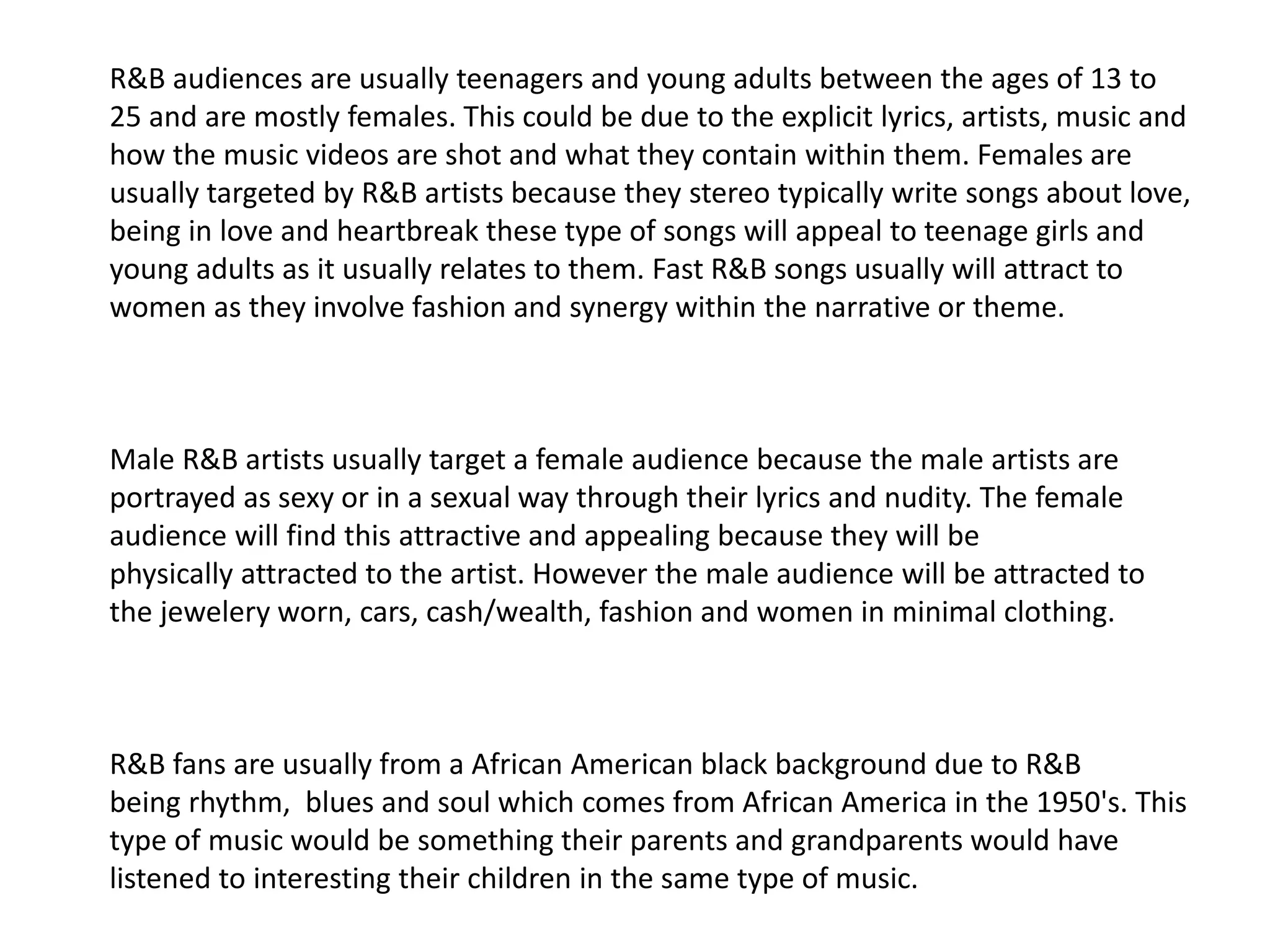 The history of R&B | PPTX