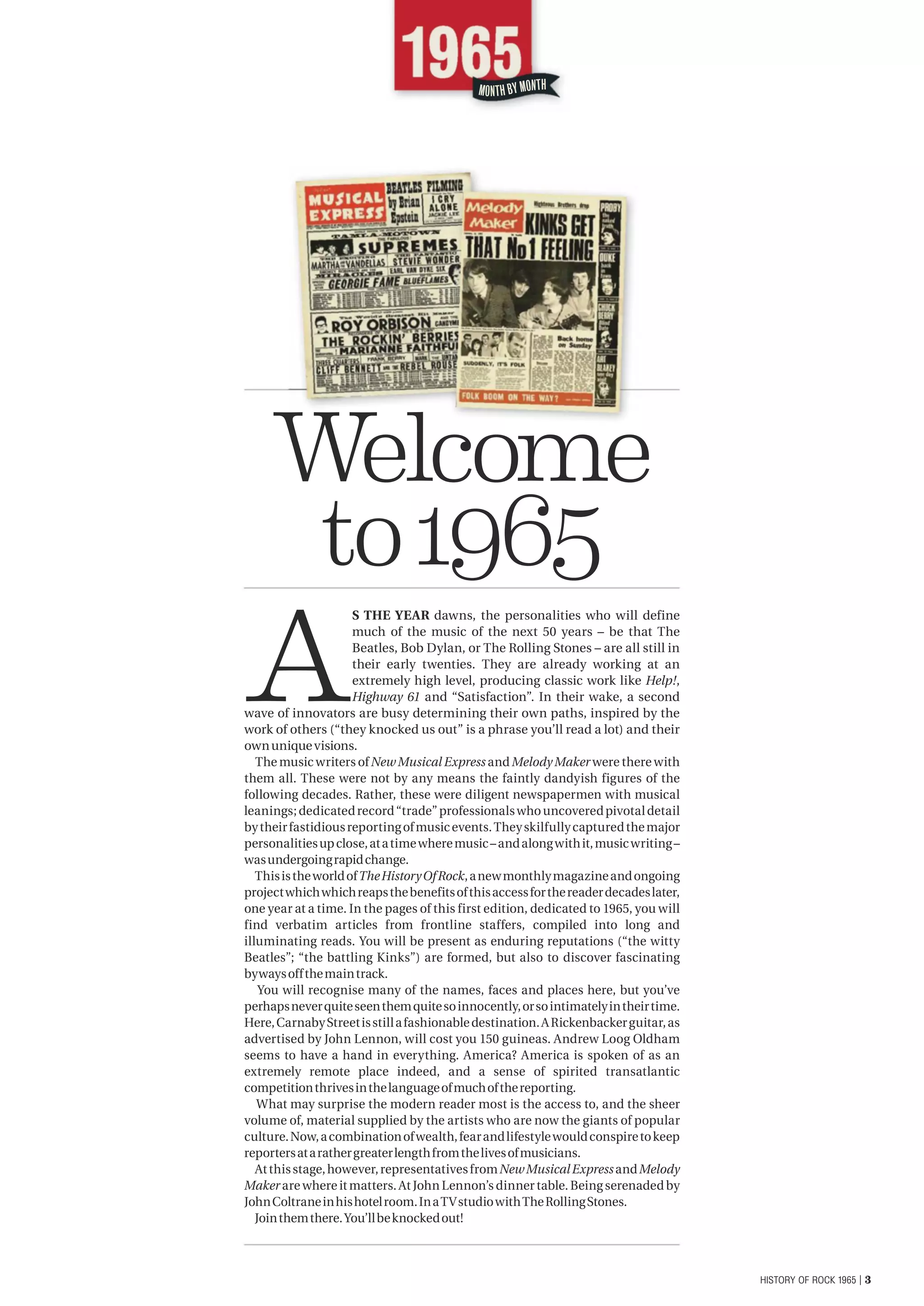 The History of Rock 1965 | PDF
