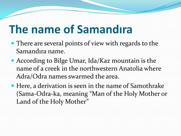The history of samandira son | PPTX