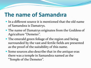 The history of samandira son | PPTX