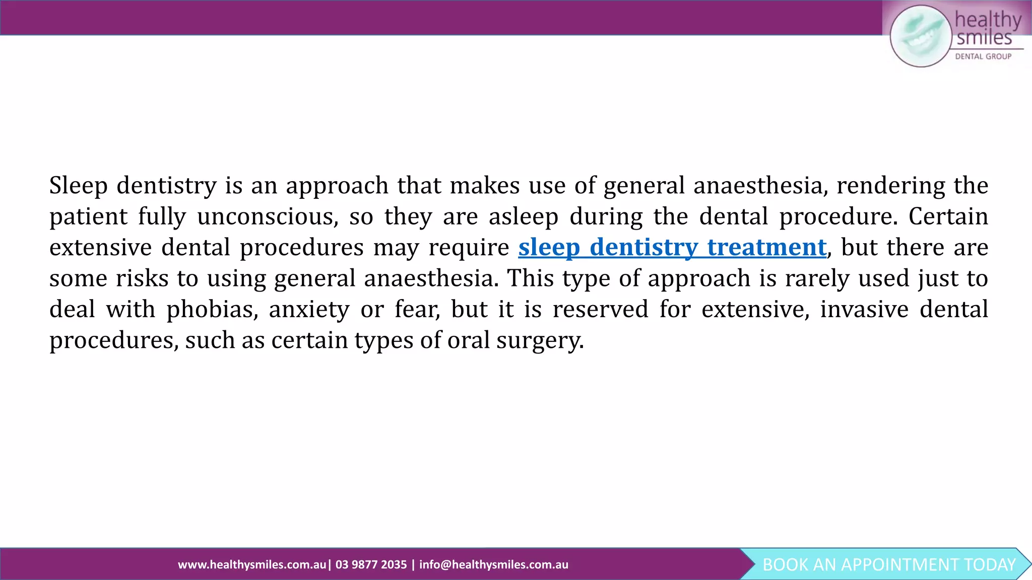 The history of sedation dentistry | PPTX