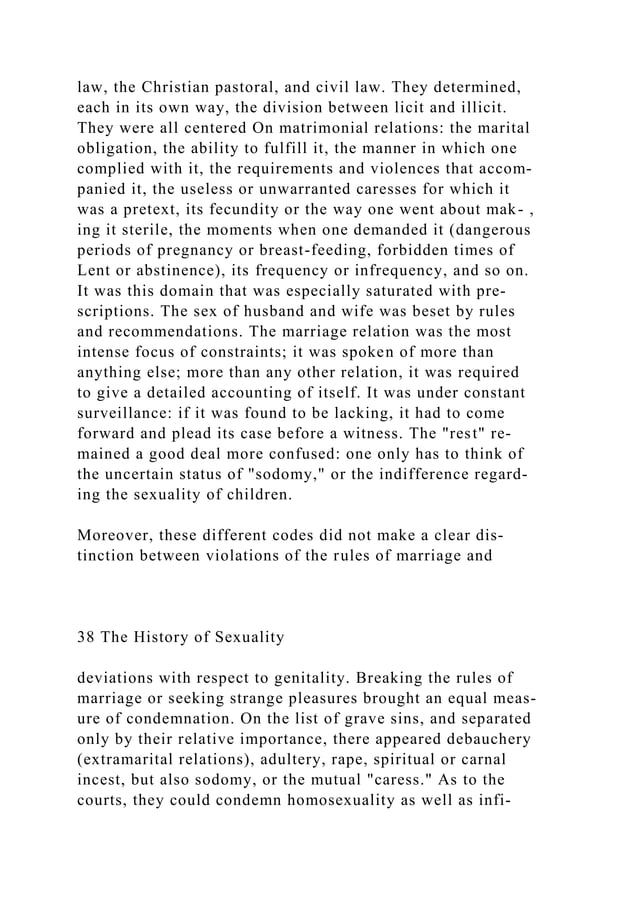 The History of Sexuality Volume I An Introduction B.docx