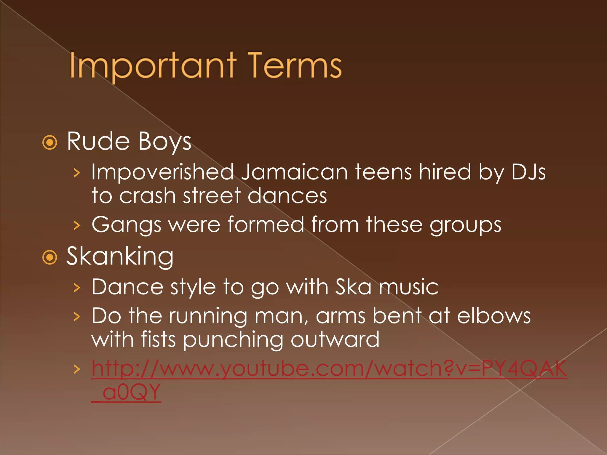 The history of ska | PPTX