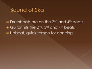 The history of ska | PPTX