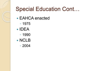 Eahca Of 1975