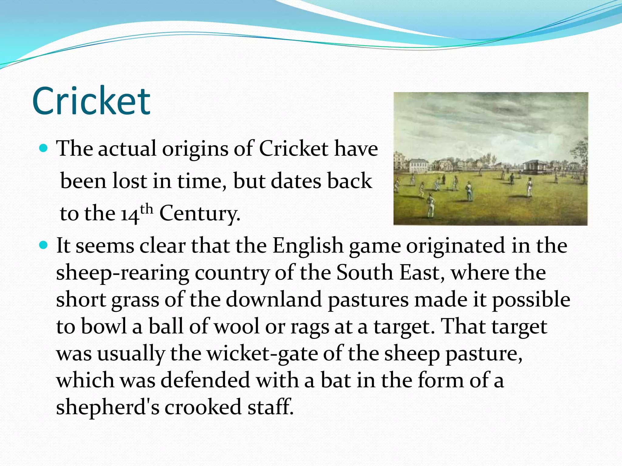 The History Of Sport 1 | PPTX