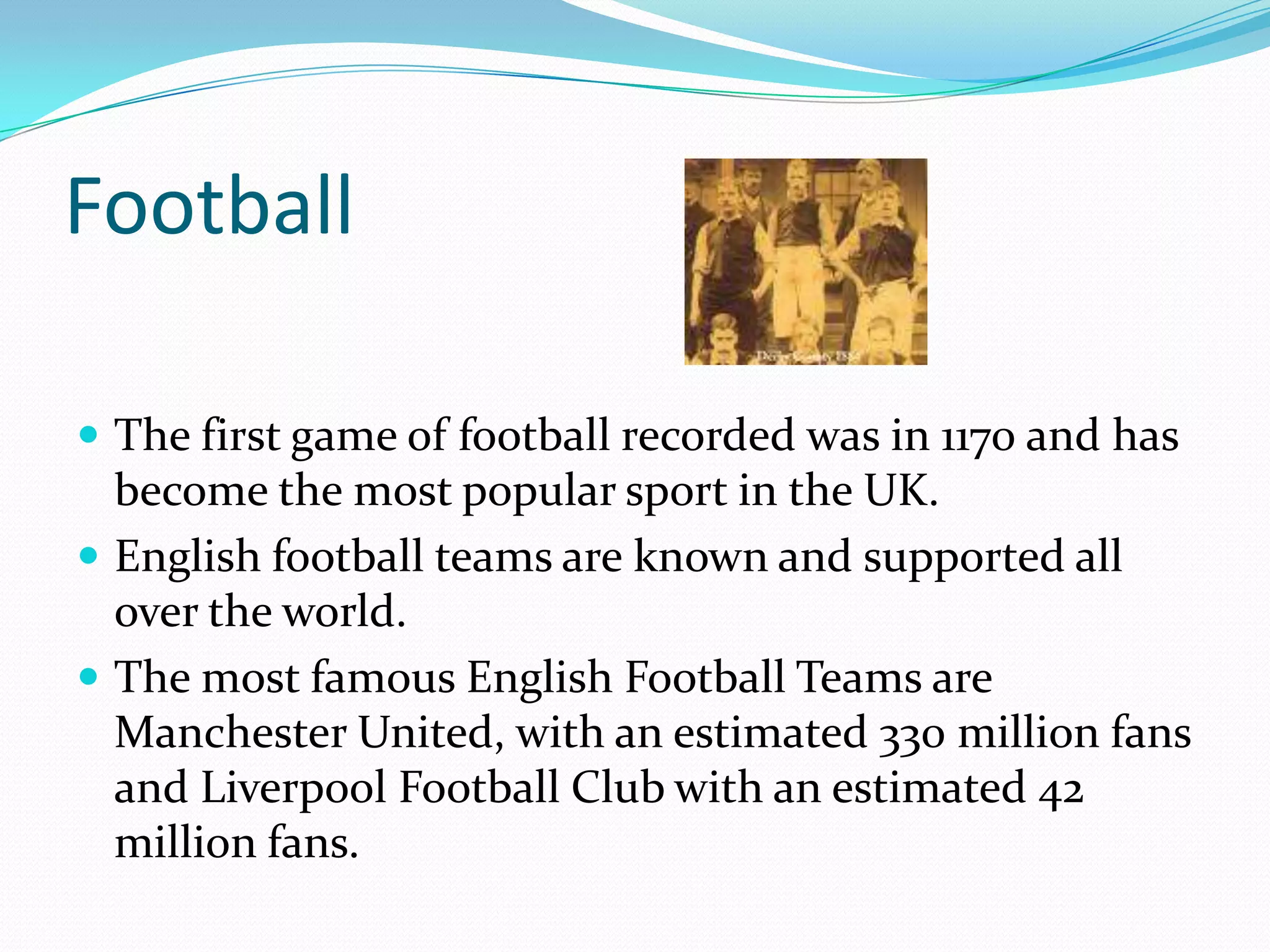 The History Of Sport 1 | PPTX