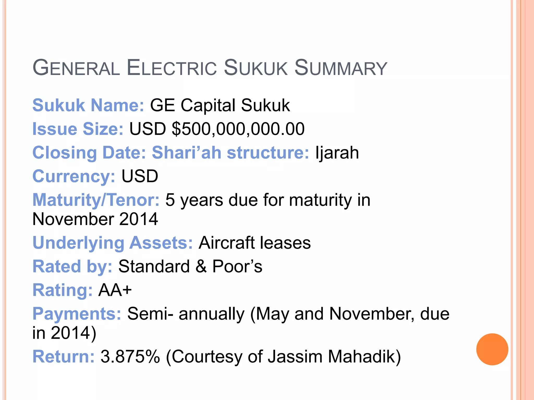 The History of Sukuk | PPTX