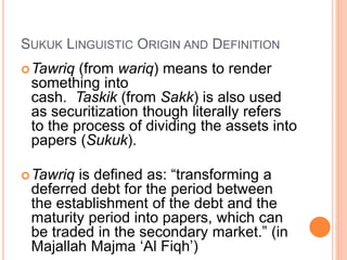 The History of Sukuk (11) | PPTX