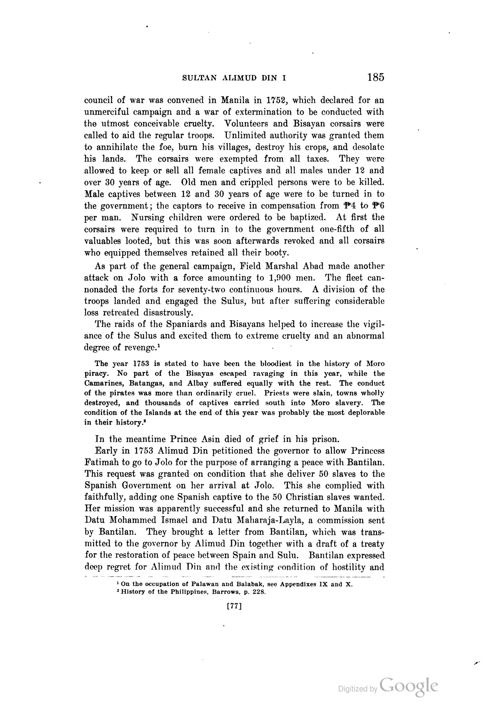 THE HISTORY OF THE SULU (Philippines) | PDF