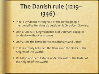 The history of tallinn | PPTX