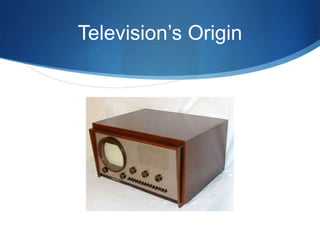 The history of television | PPTX