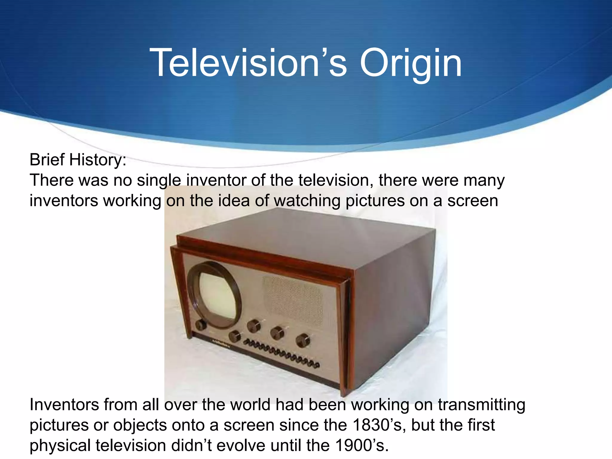 The History of Television | PPTX