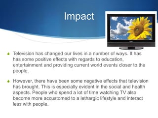 The History of Television | PPTX