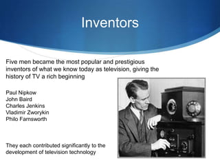 The History of Television | PPTX