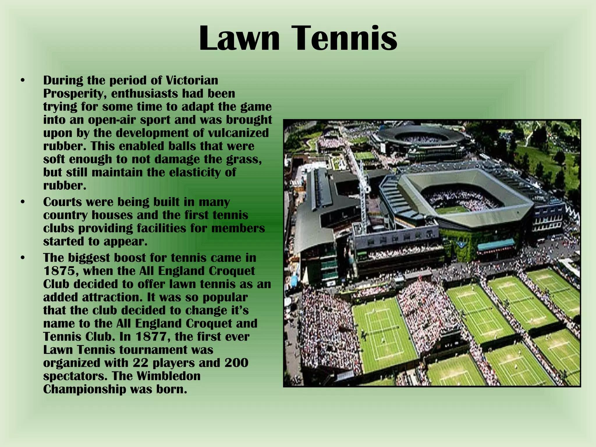 The history of tennis | PPT