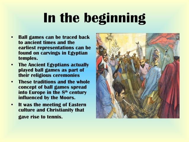 The history of tennis | PPT | Tennis | Sports