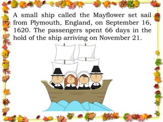 The history of thanksgiving | PPTX