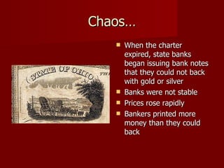 The history of the american bank | PPT