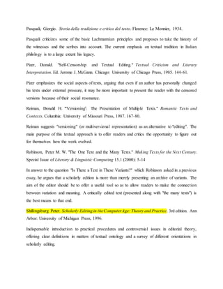 bibliography as research method | DOCX