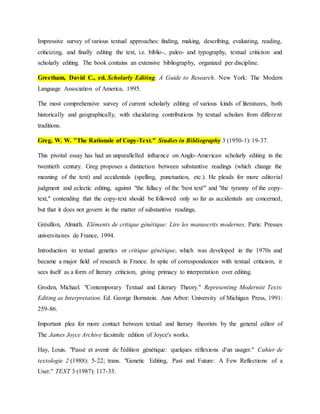 bibliography as research method | DOCX