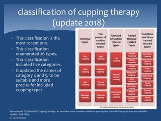 Classification of Cupping Therapy Types: The History and applications | PPT