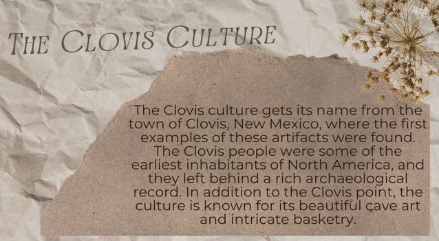 The History of the Clovis Point and Clovis Culture.pptx