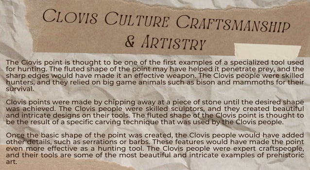 The History of the Clovis Point and Clovis Culture.pptx