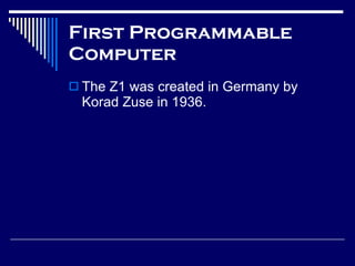 The History of the Computer | PPT