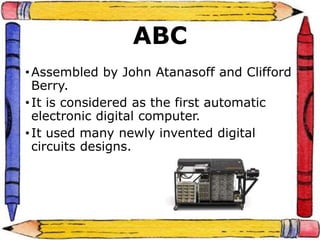 The History of the Computer | PPTX