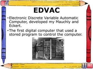 The History of the Computer | PPTX