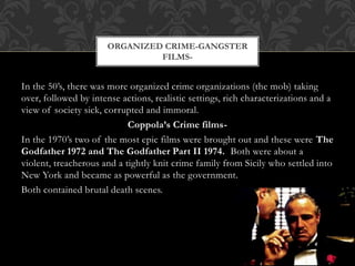 The history of the crime genre | PPTX