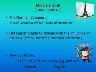 The History of the English Language | PPTX