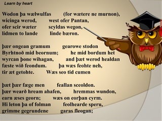 The history of the english language 2 | PPTX | Science