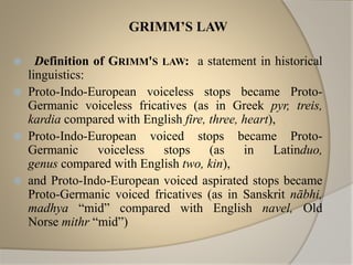 The history of the english language 3 | PPTX