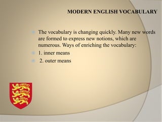 THE FORMATION OF STANDARD LANGUAGE | PPTX