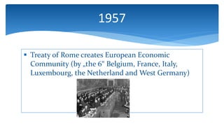 The history of the EU | PPTX