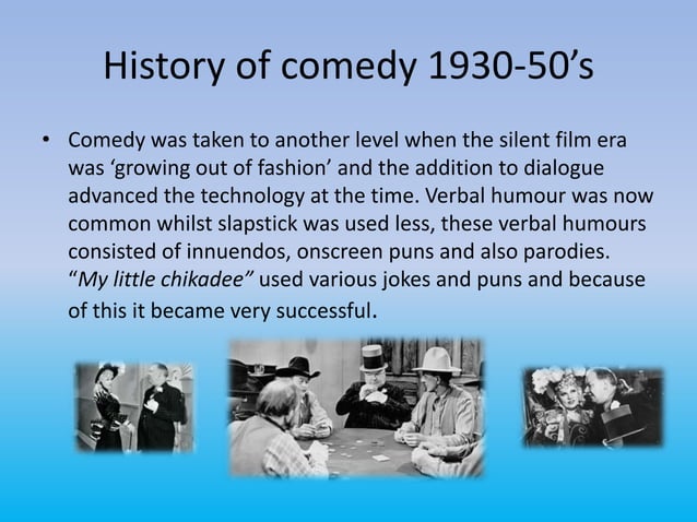The History of the Comedy | PPTX