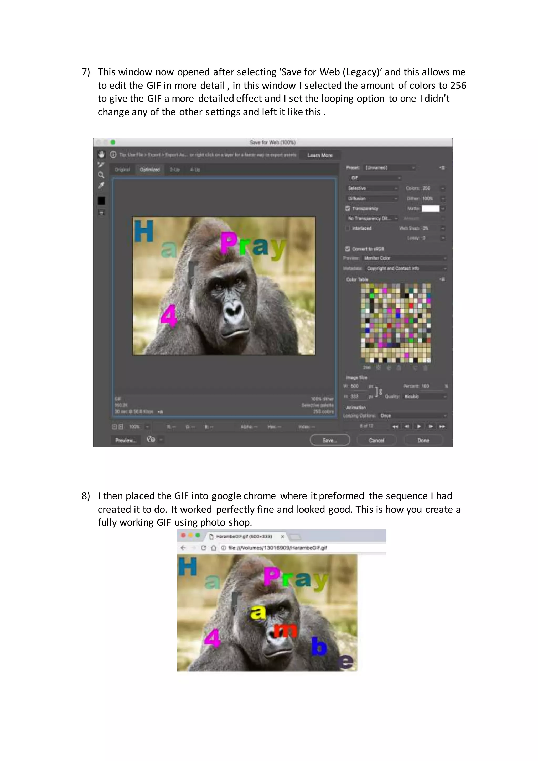 The history of the gif | DOCX | Technology & Computing