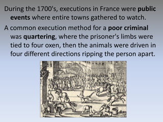 The history of the guillotine | PPTX